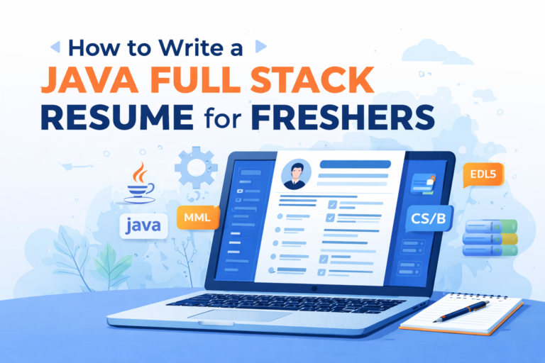 Java Full Stack Resume for Freshers – Complete Guide 2026